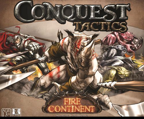 Conquest Tactics: Fire Continent Strategy Card Game - Parallel Worlds
