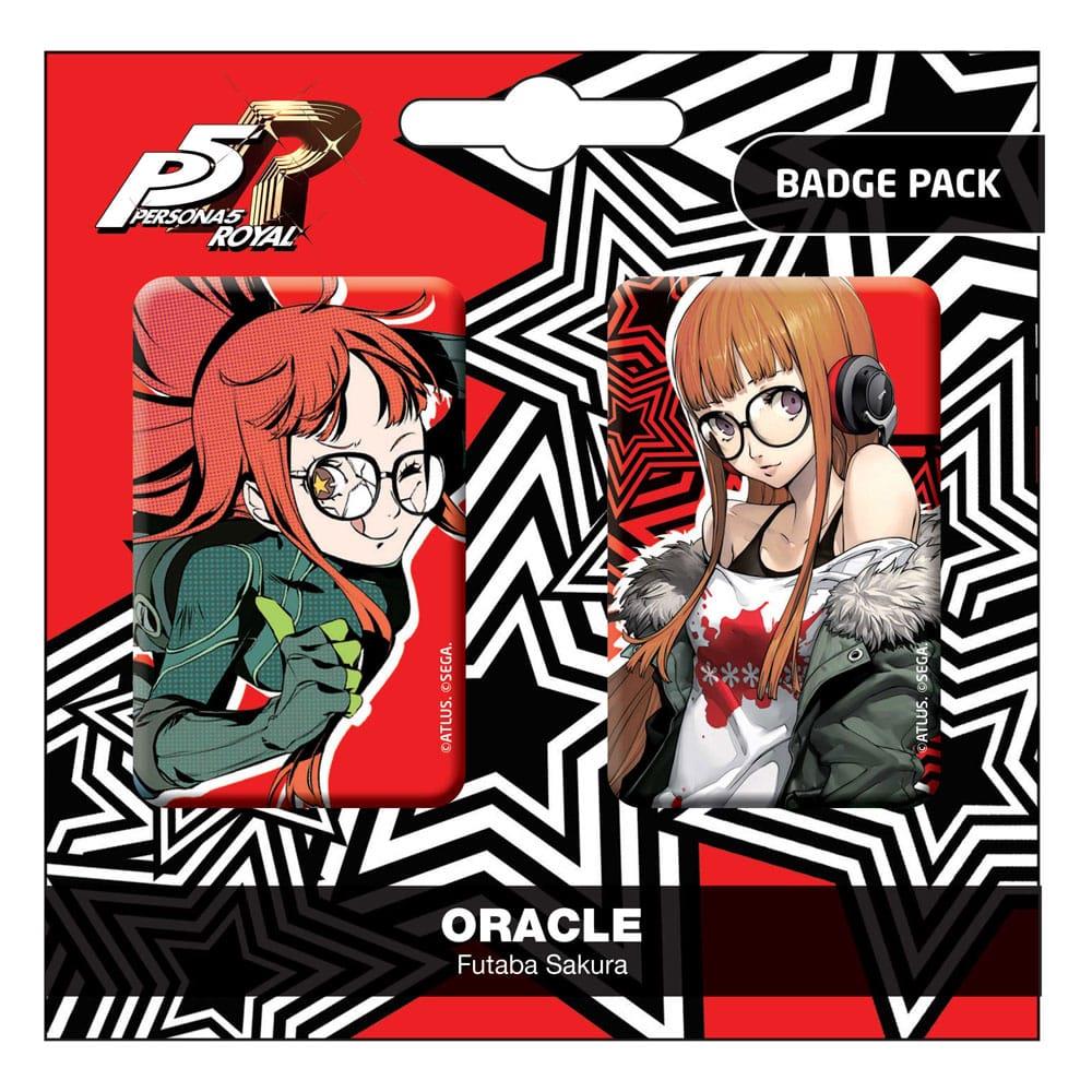 Persona 5 Royal - Oracle (Futaba Sakura) Badge Set - Parallel Worlds