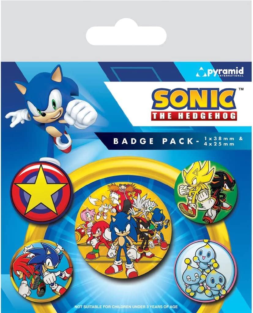 Sonic The Hedgehog Badge Pack - Parallel Worlds