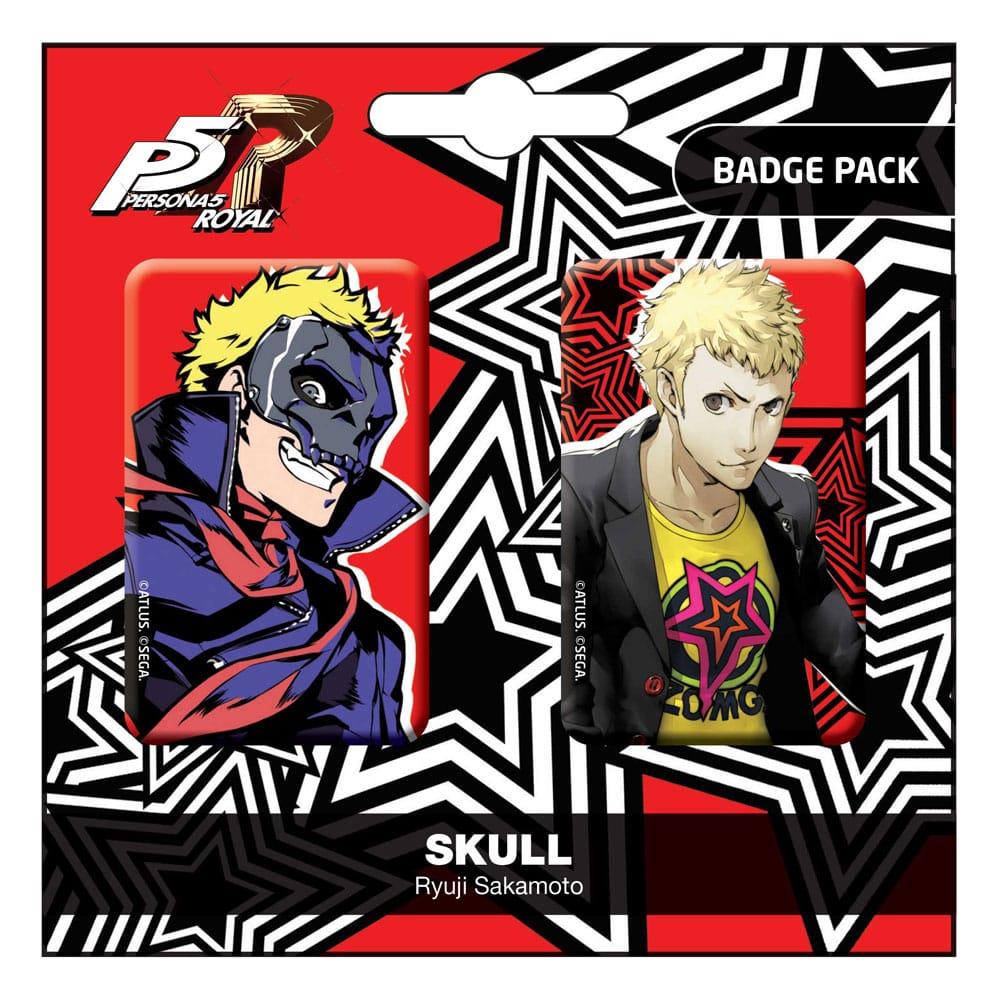 Persona 5 Royal - Skull (Ryuji Sakamoto) Badge Set - Parallel Worlds
