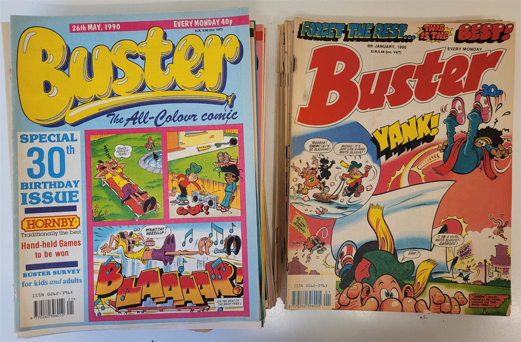 45 Assorted Buster Comics from 1990 - Parallel Worlds