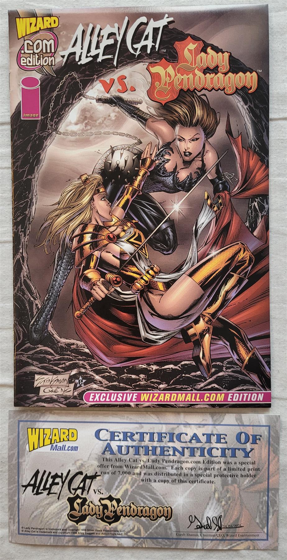 Alley Cat vs Lady Pendragon - Wizard Limited Edition (Image) - Parallel Worlds
